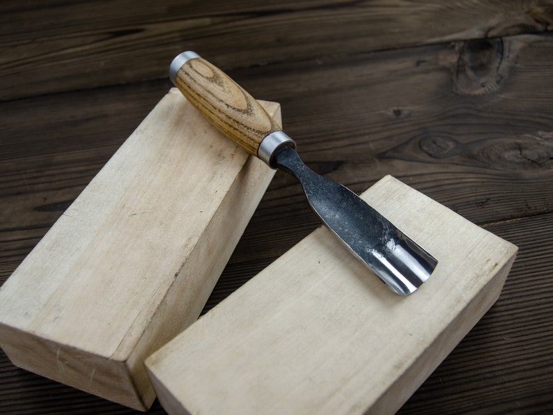 Forged Round Gouge. Hand Forged Straight Gouge. Wood Carving Chisel ...
