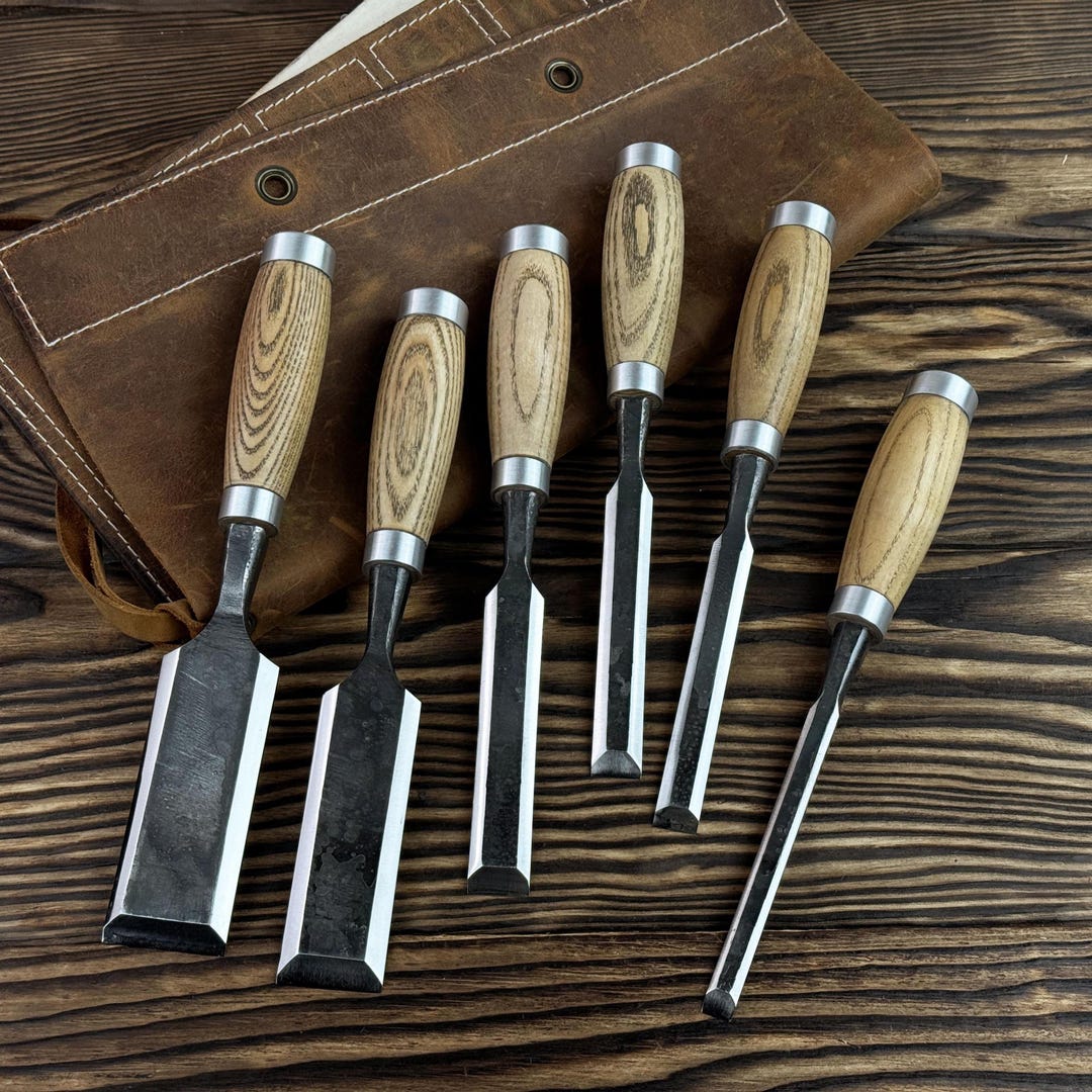 Hand-forged Chisels. for Intricate Carving Work. Carbon Steel Blade ...
