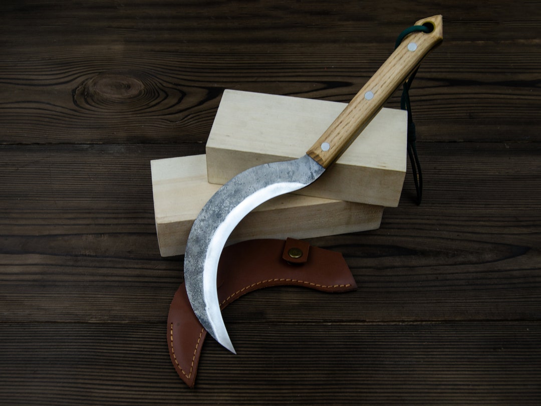 Forged Small Sickle. Gardening Tools. Herb Knife. Harvesting Crops ...