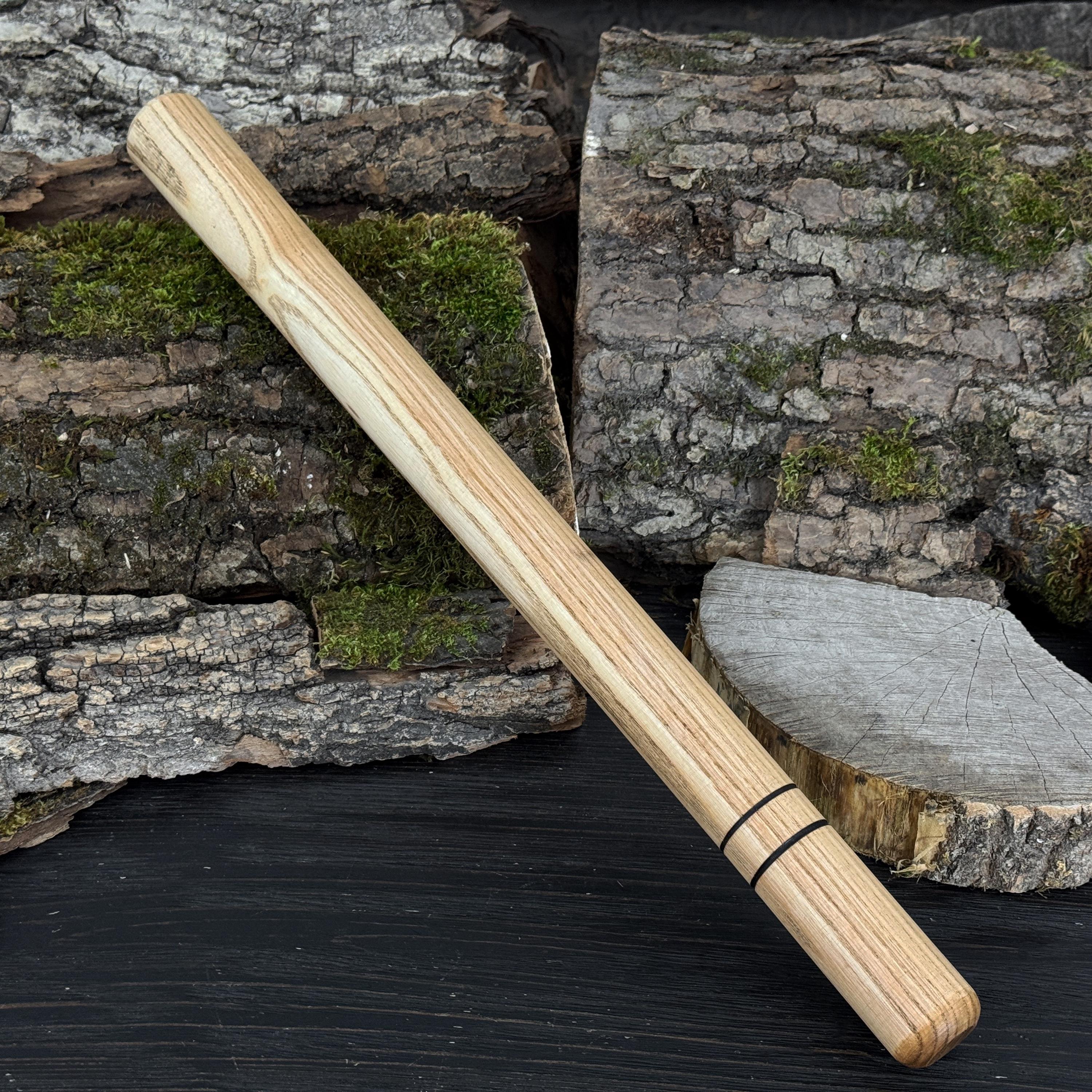 Wood Splitting Froe With Leather Sheath. Hand-forged Carbon Steel Blade ...