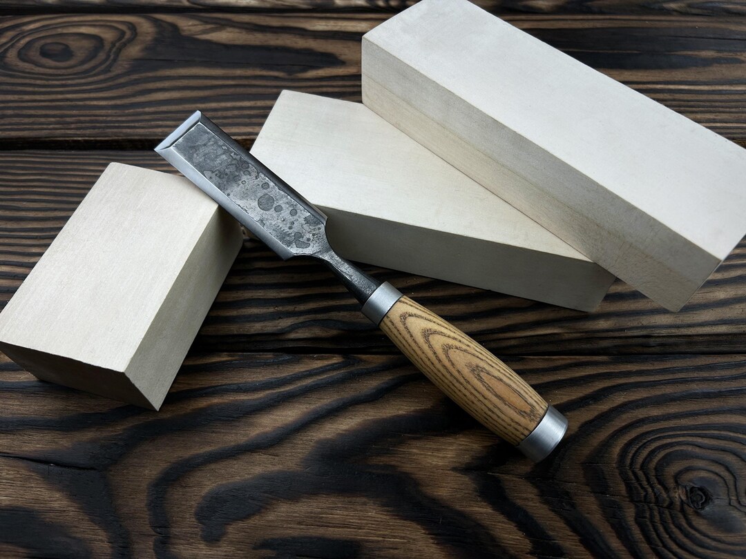 Hand-forged Wood Carving Chisels. Carbon Steel Blades. Ash Wood Handles ...