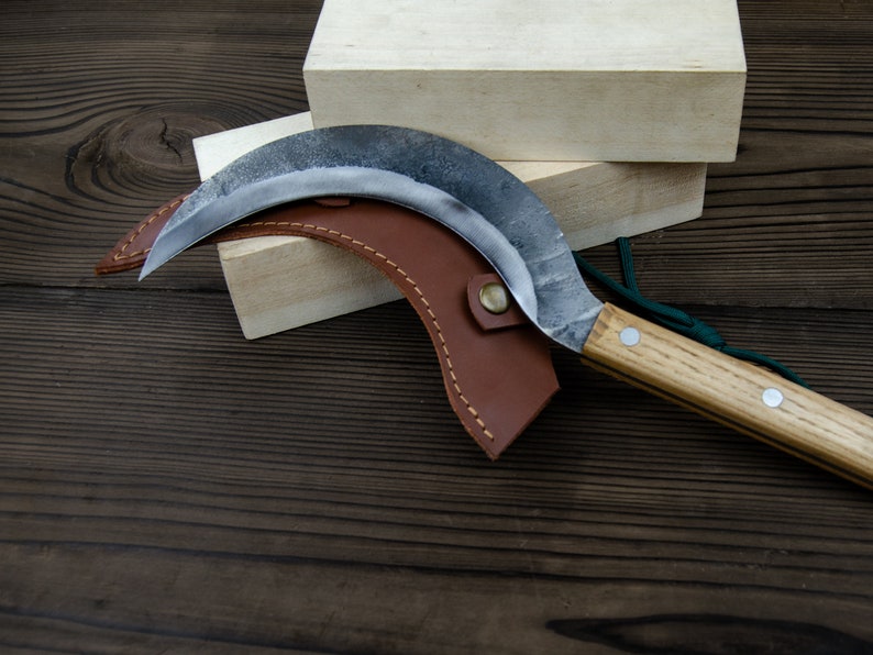 Forged Small Sickle. Gardening Tools. Herb Knife. Harvesting Crops ...