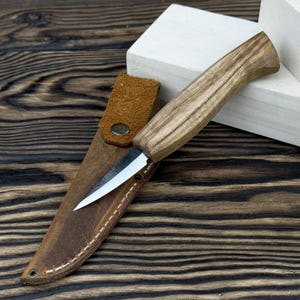 Hand Forged Sloyd Knife. Wood Carving Knife. Carbon Steel Blade ...
