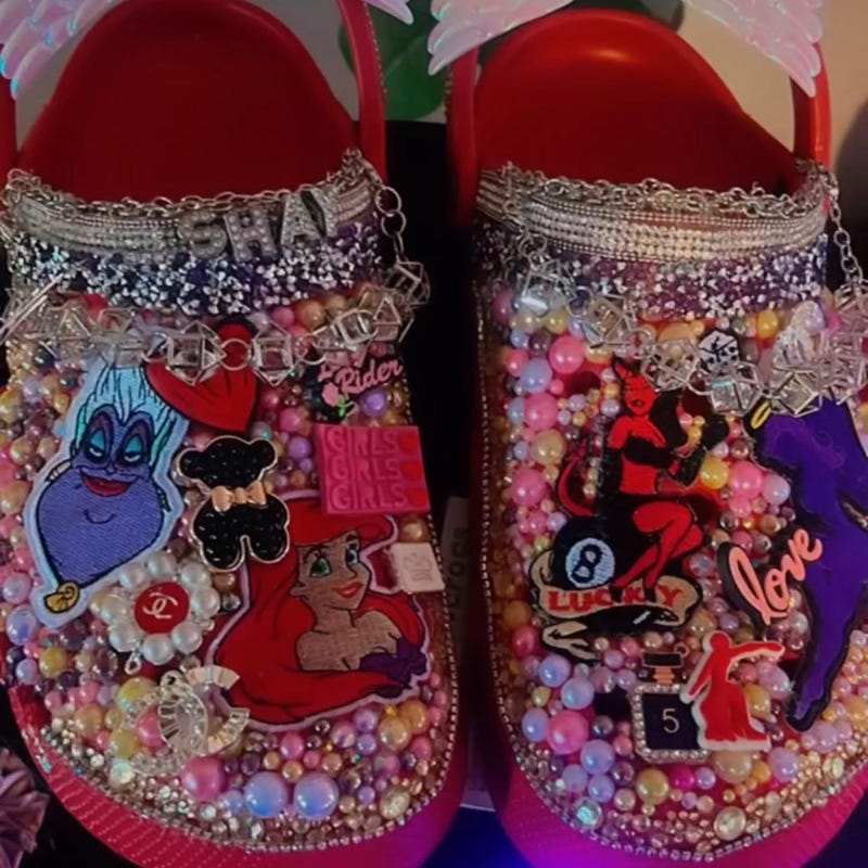 Custom Made Crocs - Etsy