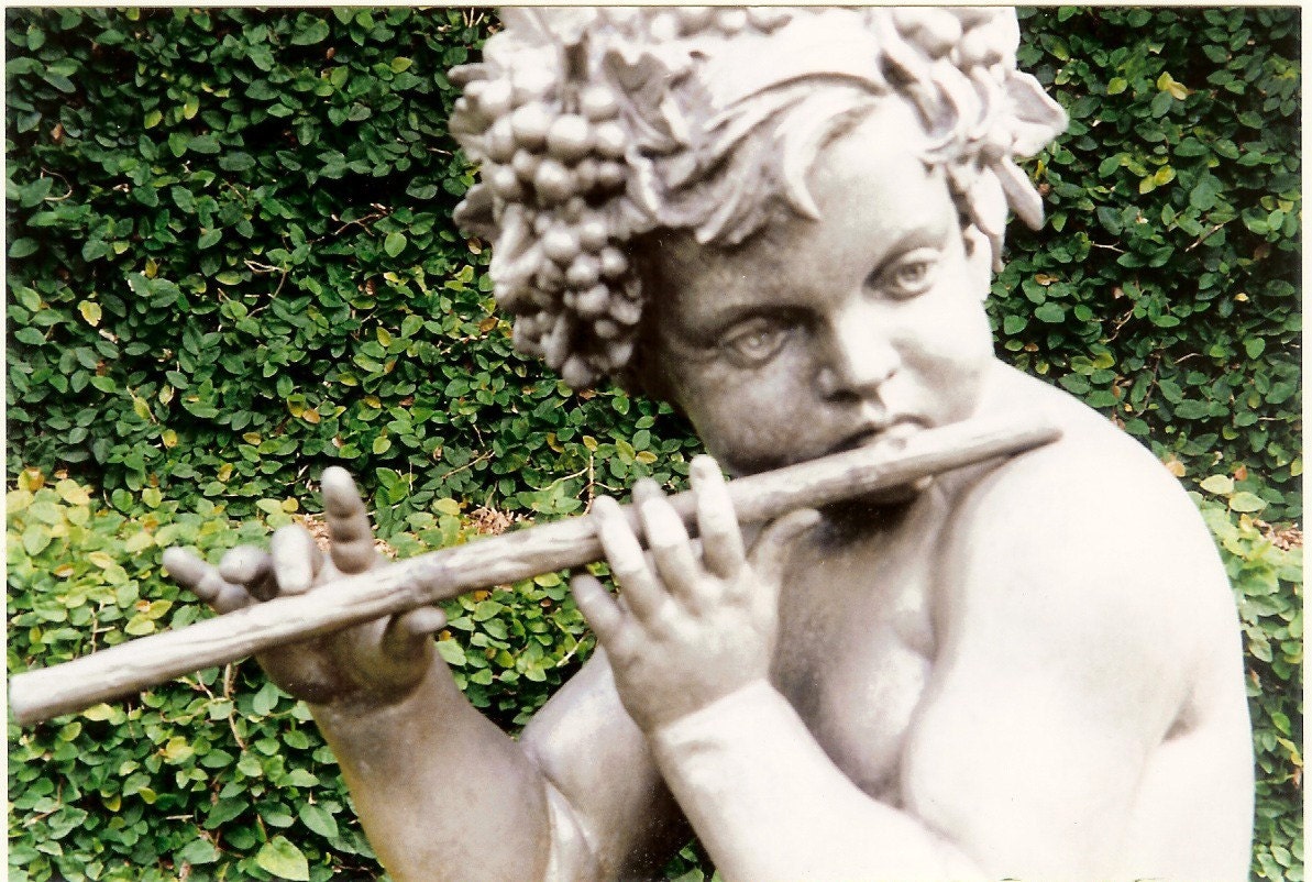 SALE 50% OFF Musical Cherubs Garden Statuary Angels - Etsy