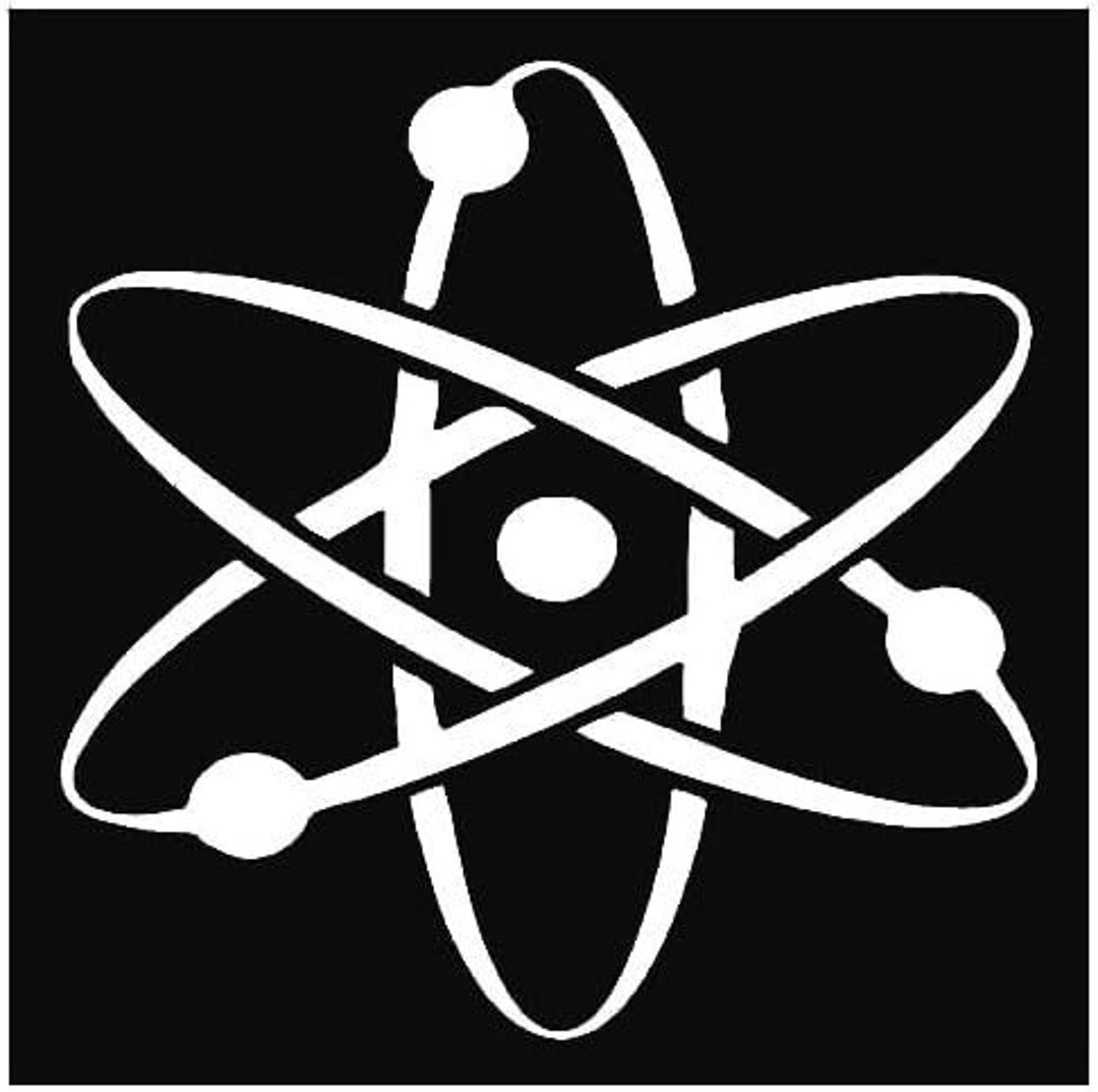 Atom Plastic Stencil 5.5x5.5 Inch Reusable Template for Painting ...