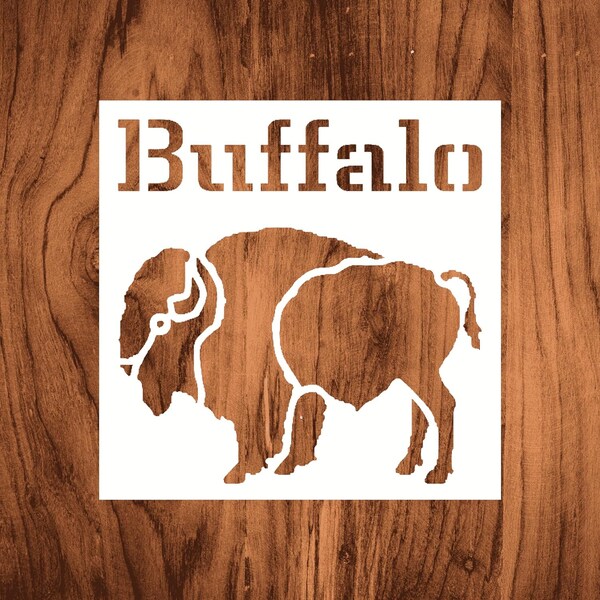 Buffalo Stencil - Etsy