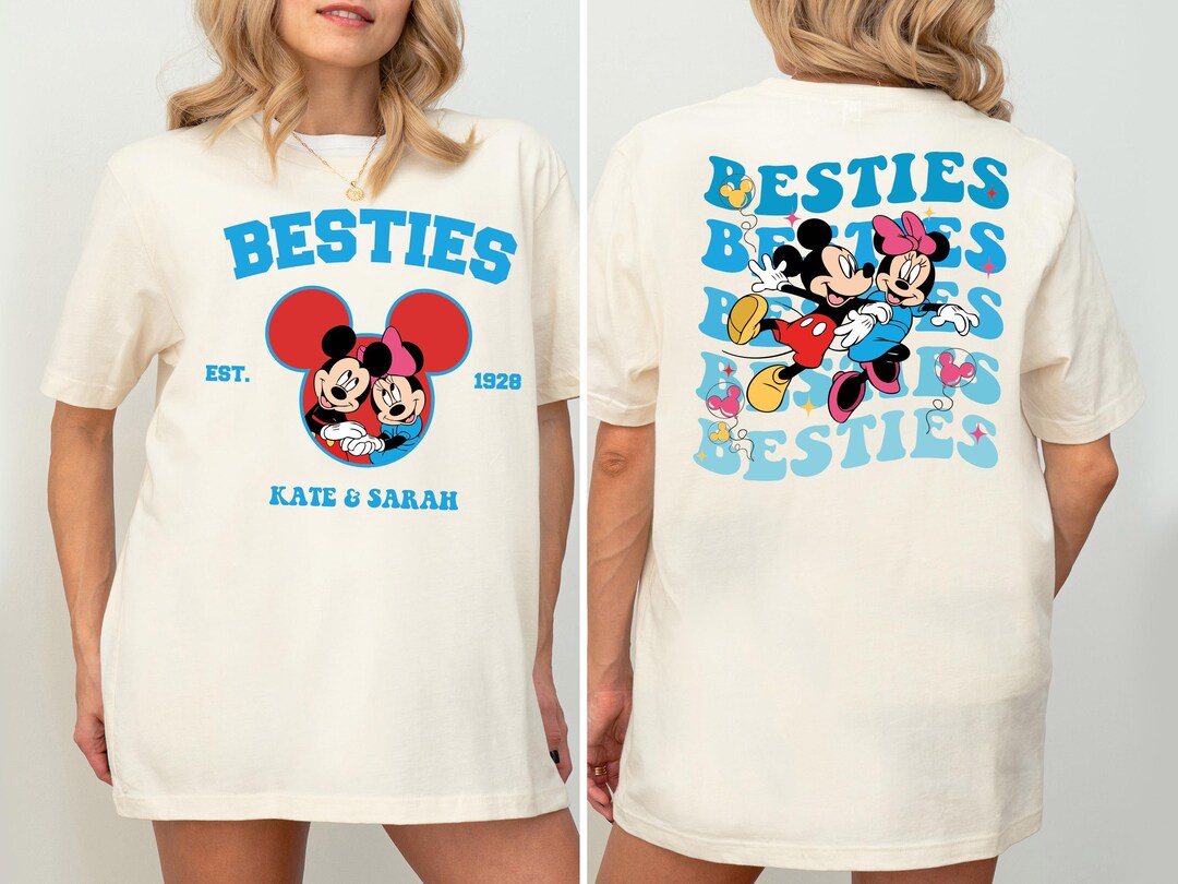 Besties Mickey & Minnie Shirt, Custom Disney Friends Trip Shirt ...