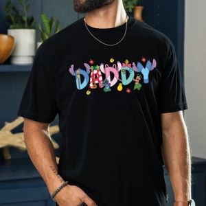 Disney Stitch and Lilo Daddy Shirt, Disney Dad T-shirt, Disneyland Dada ...