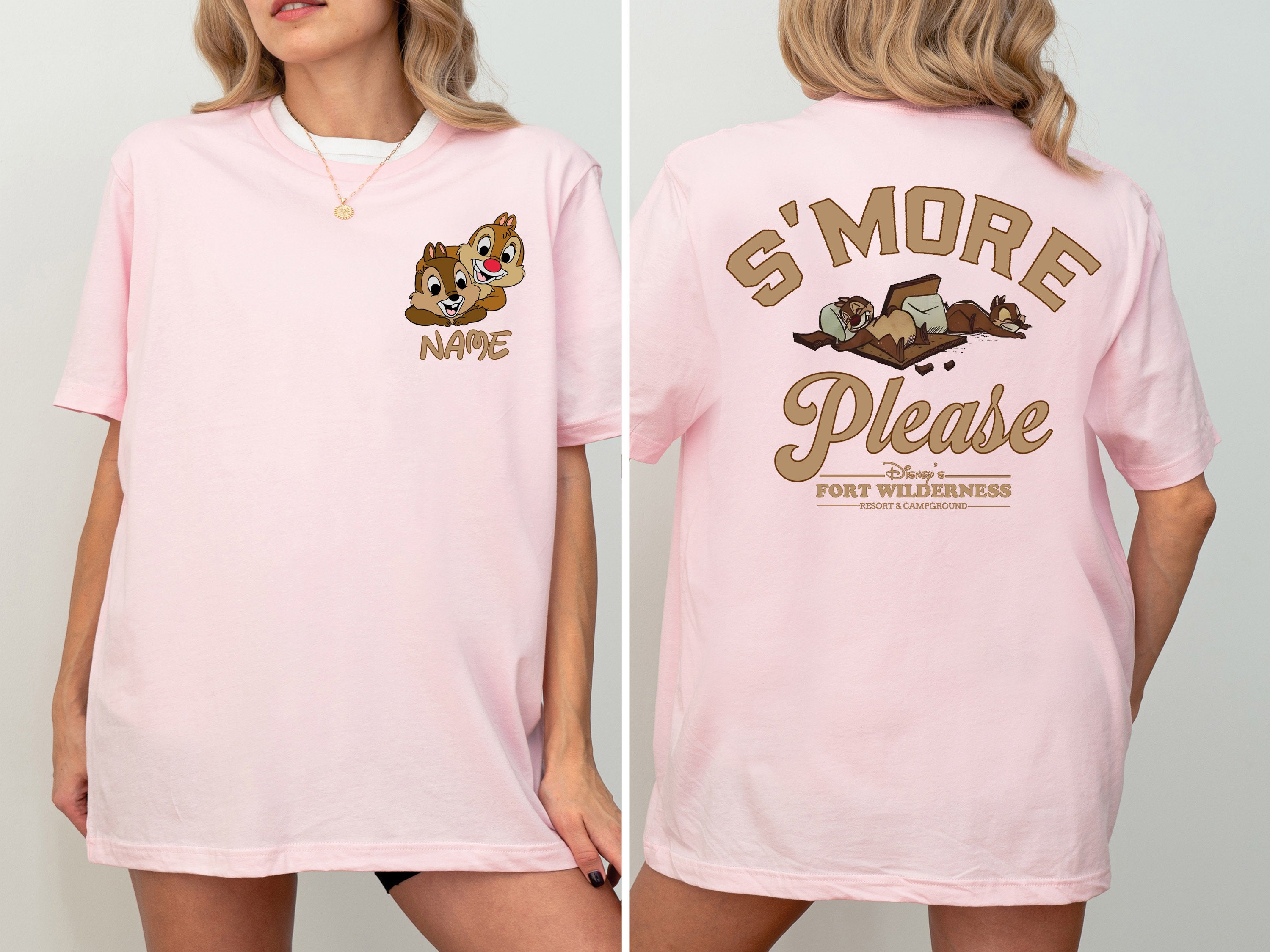 Disney S'more Please Shirt, Chip and Dale Camp Shirt, Double Trouble ...