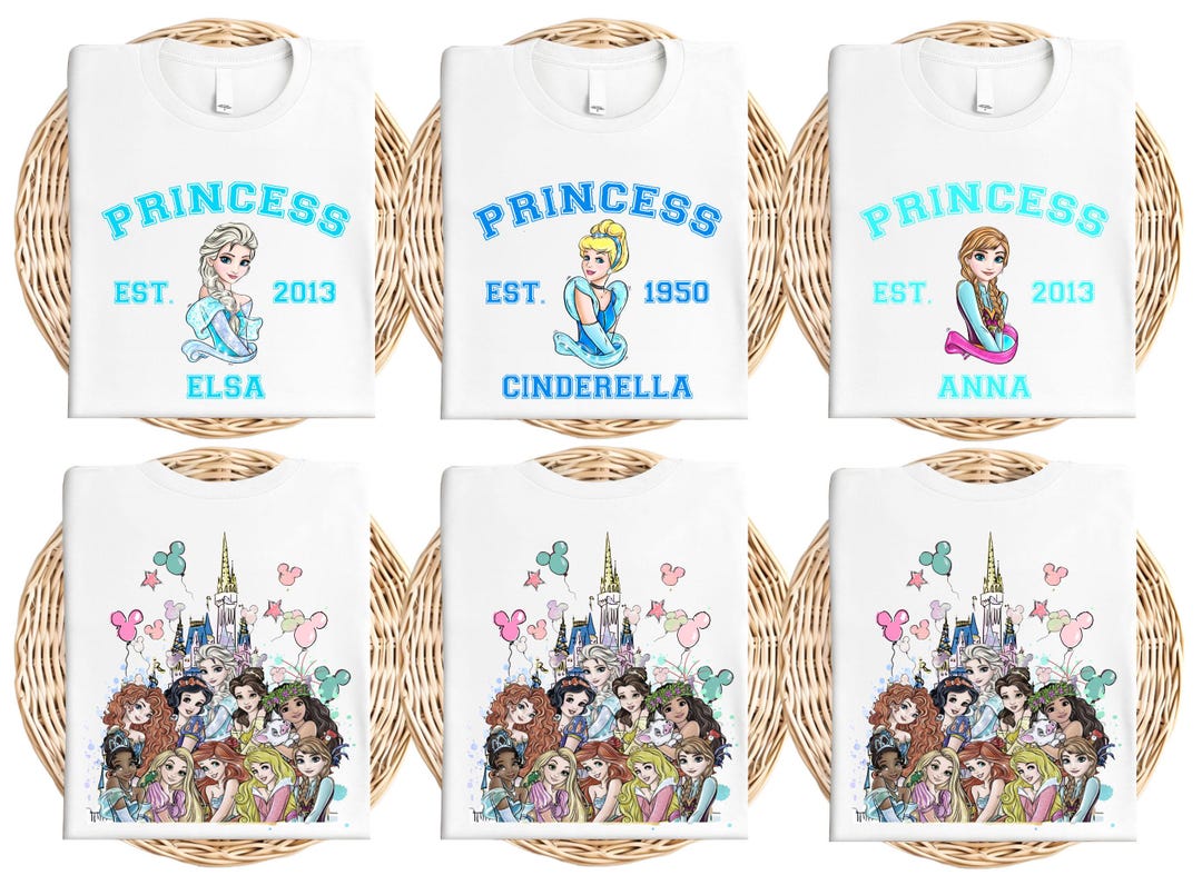 Disney Princess Shirt, Princess Squad Shirt, Disney Girls Trip Shirt ...