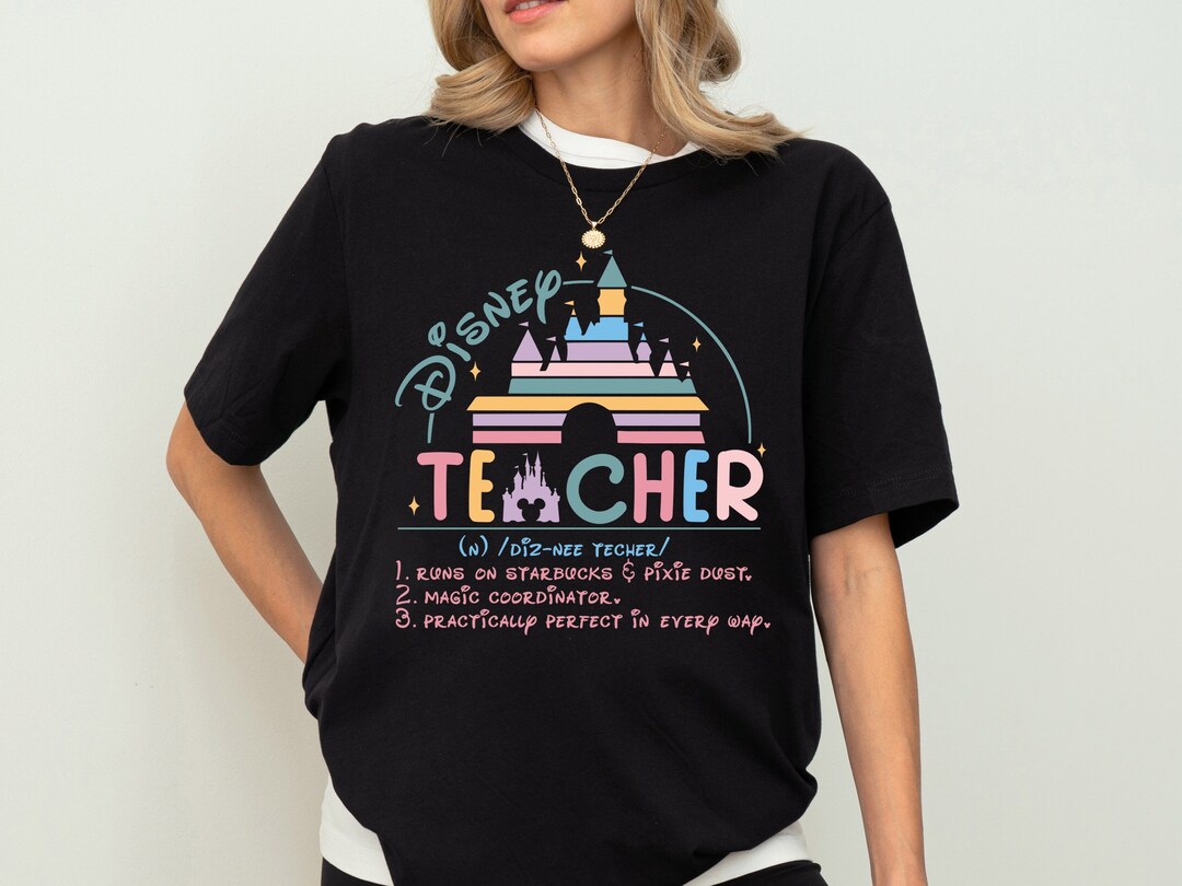 Disney Teacher Definition Shirt, Back to School Shirt, Disneyland ...