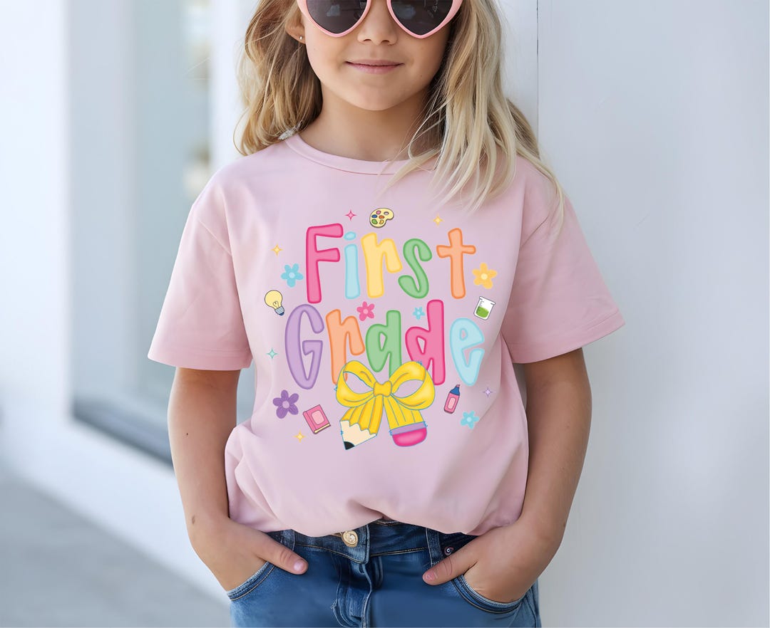 Cute First Grade T-shirt, Back to School T-shirt, 1st Grade Shirt, 1st ...