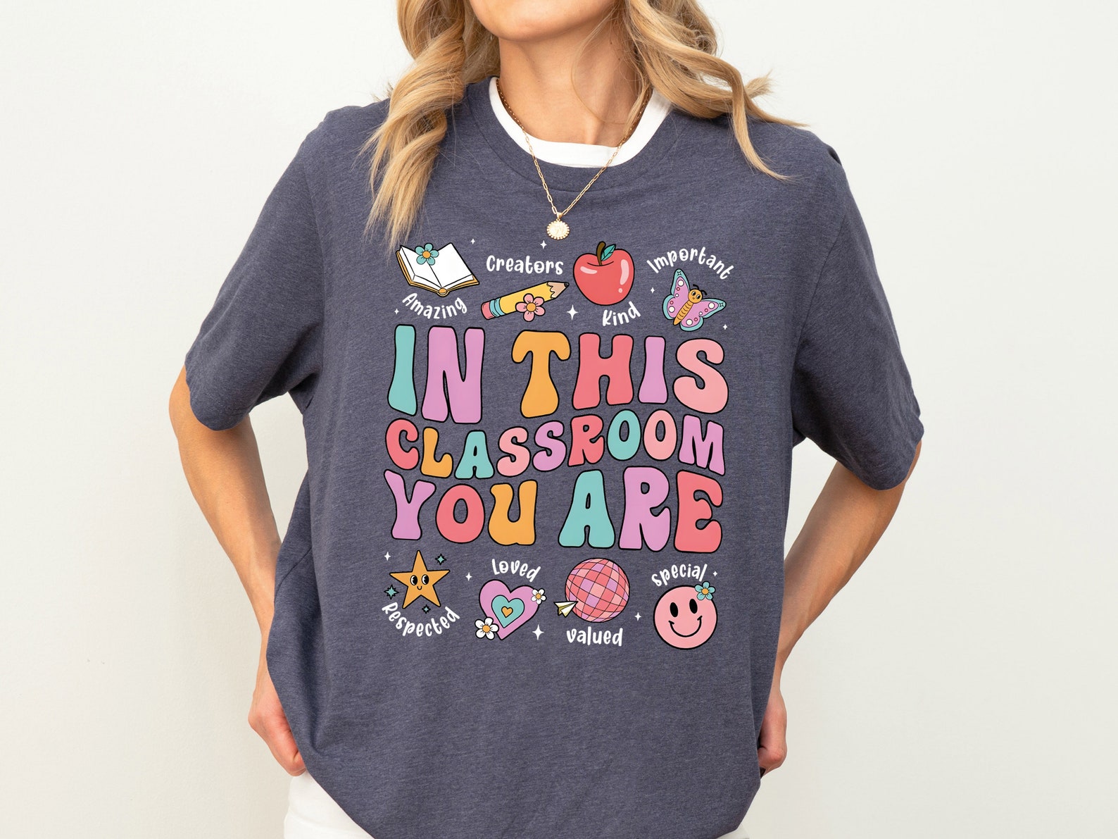 Groovy Teacher Shirt, in This Classroom You Are, First Day of School ...