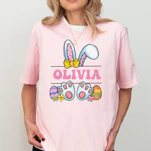 Happy Easter Custom Shirt, Cute Bunny Toddler T-shirt, Easter Family ...