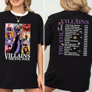 Disney Villain Shirt, Evil Queen Tour Shirt, Villain Squad Shirt, Hades Shirt, Evil Queen Shirt ...