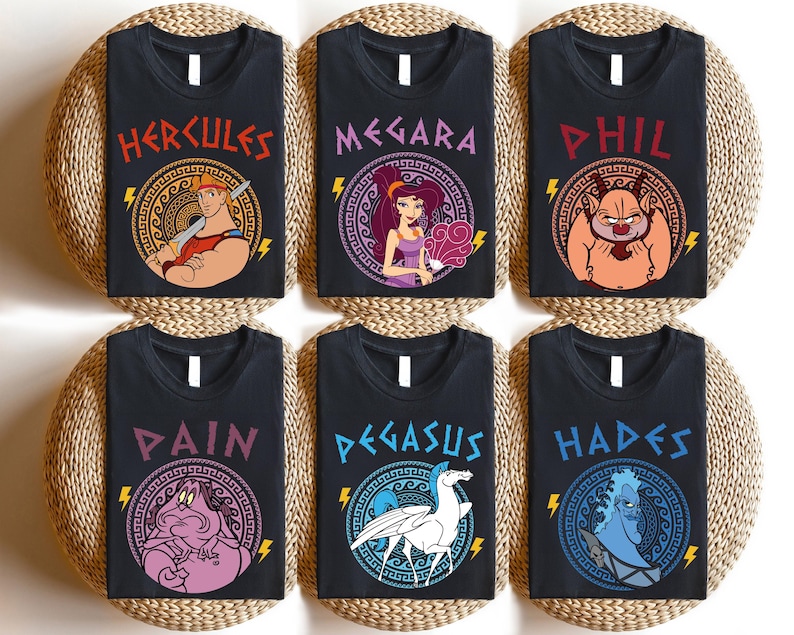 Hercules Character Shirt, Family Trip T-shirt, Hercules Matching Shirt ...