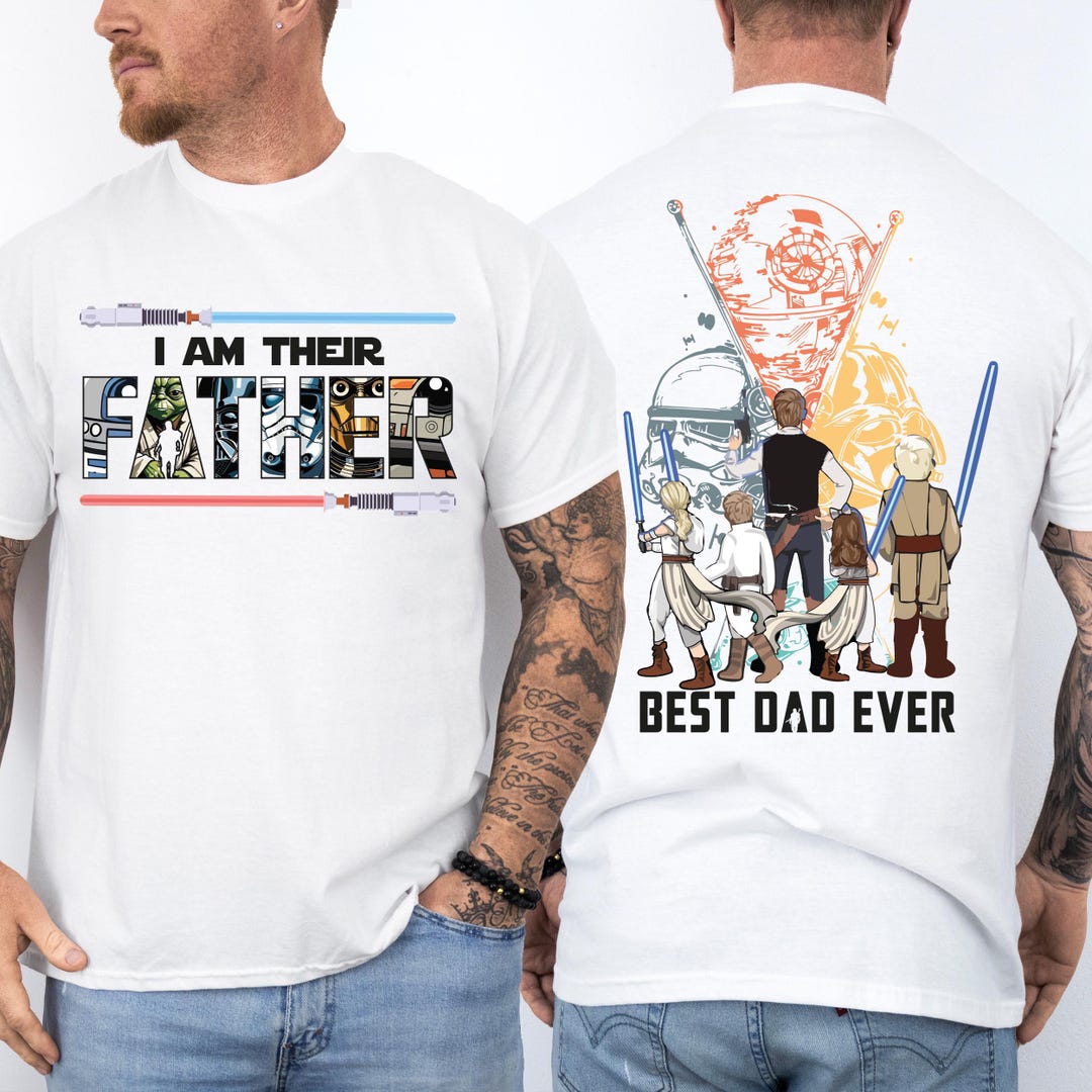 Dad Shirt, Custom Father's Day Shirt With Kids T-shirt, I Am Their ...