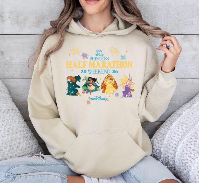 Princess Marathon 2026 Shirt, Walt Disney Princess Run T-shirt ...