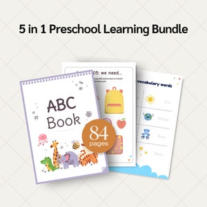 Preschool Worksheets - Etsy