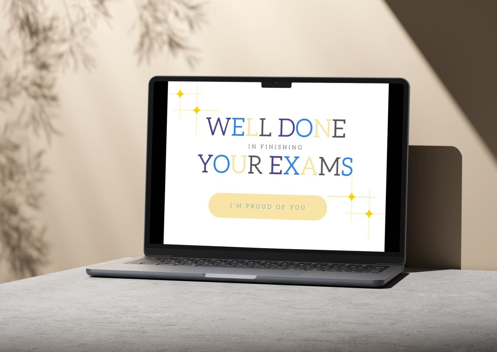 Well Done in Finishing Your Exams // Celebration Digital Cards, Edit ...