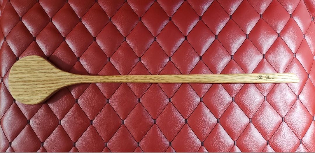 The you're Going to Get the Spoon White Oak BDSM Paddle Implement With ...