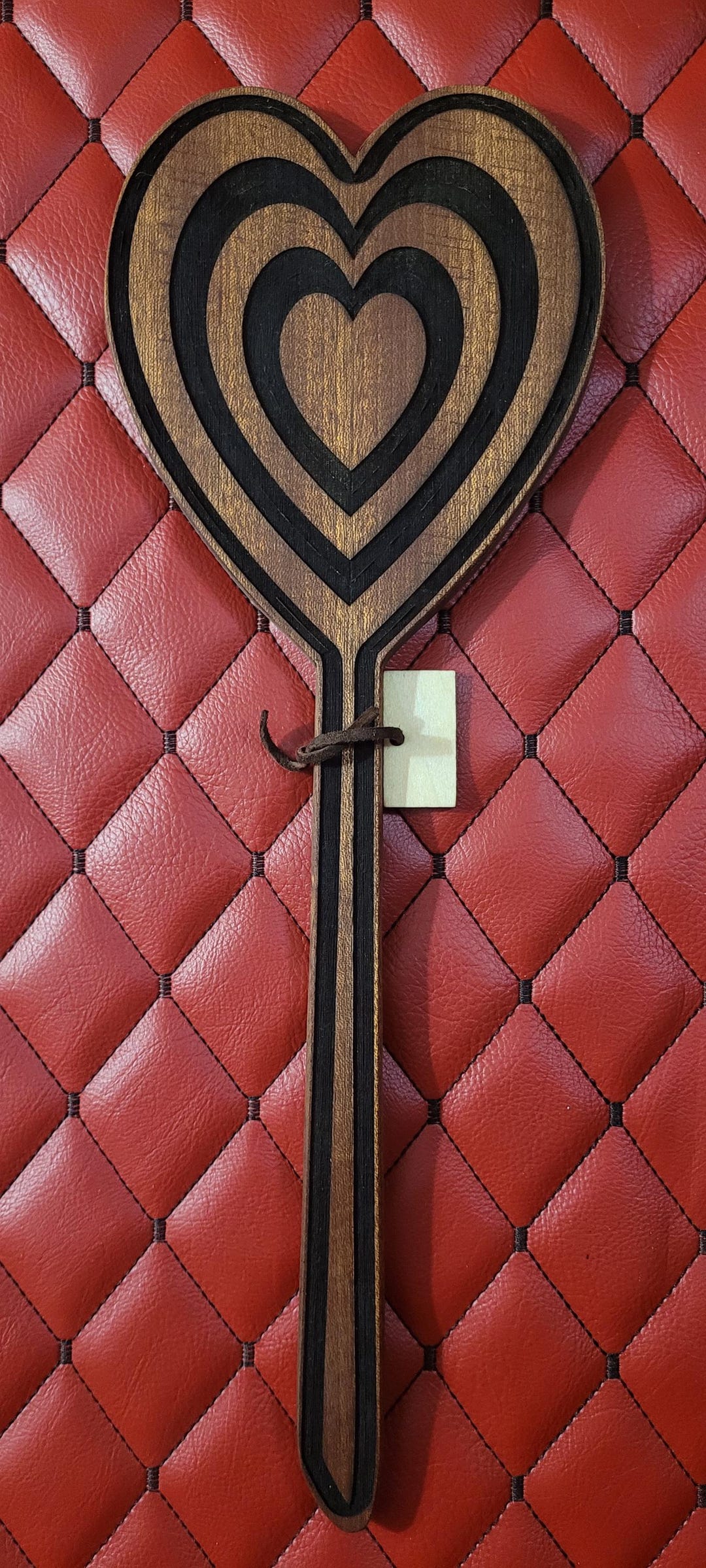 Valentine Heart-shaped Wooden Paddle – Kink Impact Toy, Sweet Sting - Etsy