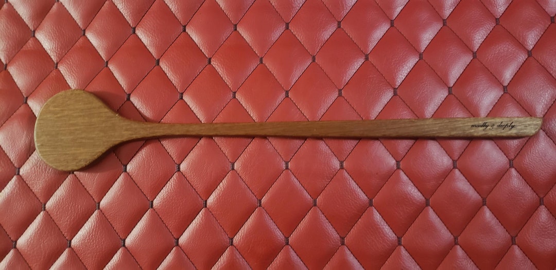The "you're Going to Get the Spoon!" - African Sapele BDSM Paddle for ...