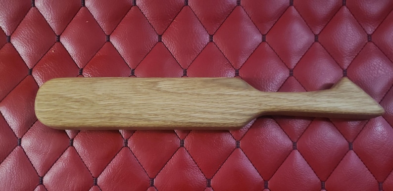 Thick and Thuddy White Oak BDSM Paddle for Spanking Implement and ...
