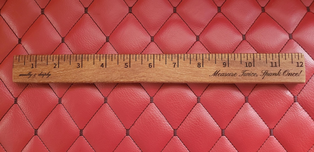 The Ruler: Sturdy Cumaru Teak BSDM Gear Tool. Femdom Dom Dominatrix ...