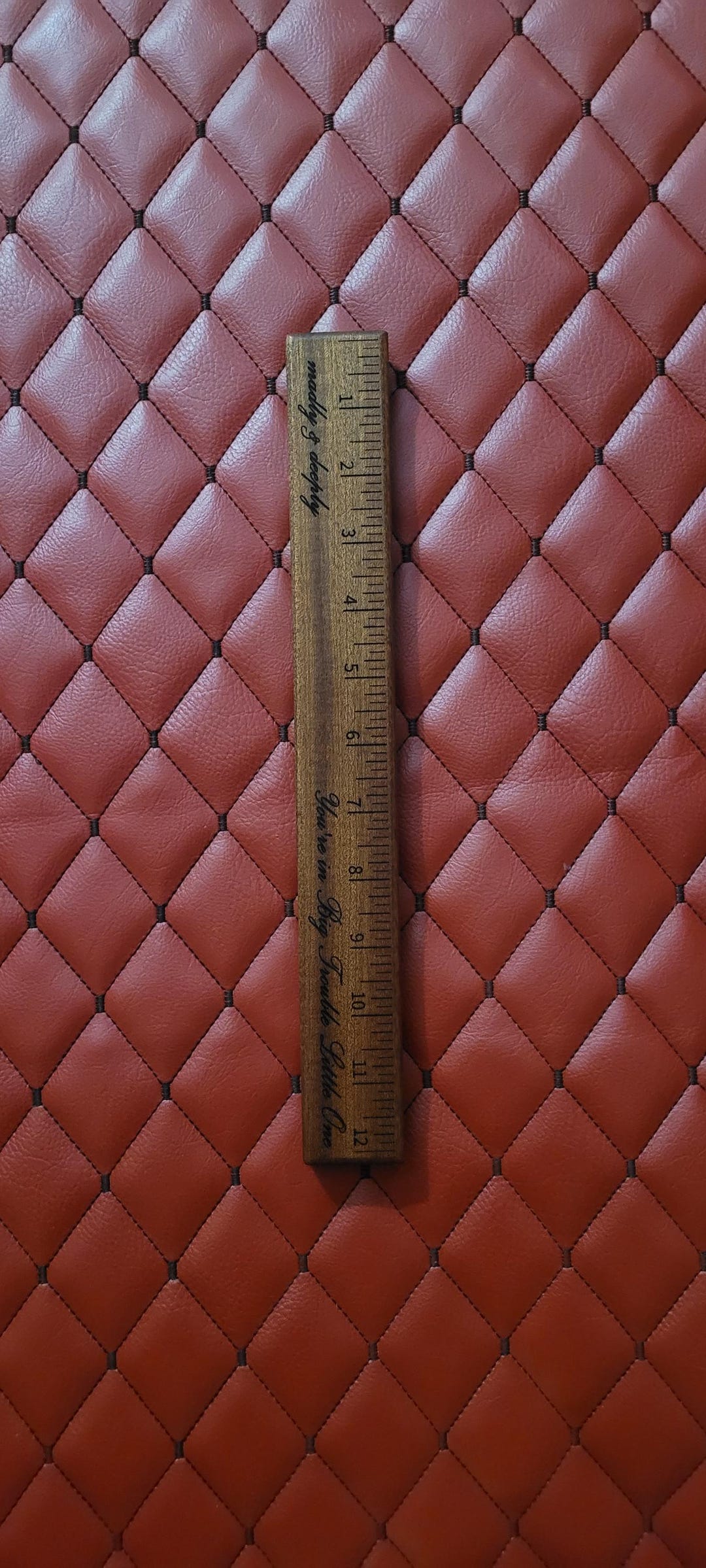 The Thick Ruler: A Sturdy Sapele BDSM Ruler. Painful for Intense Kinky ...