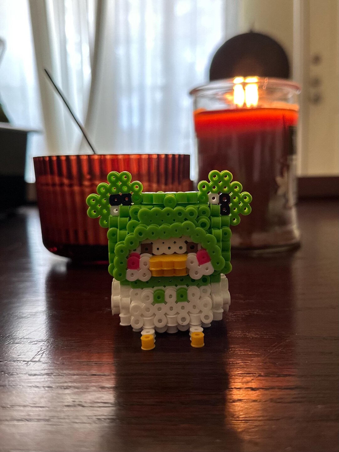 Perler Duck With Froggy Hat - Etsy