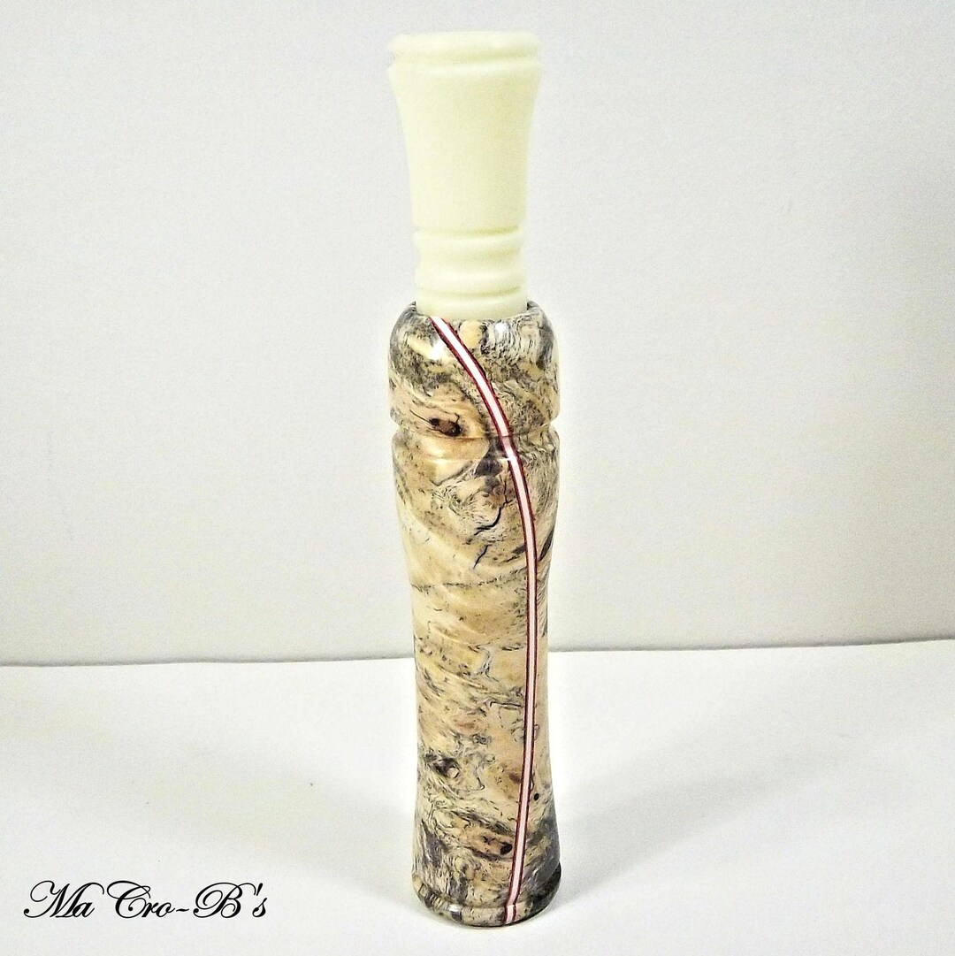 Hand Turned Duck Call in Burl Wood With Polycarbonate Insert - Etsy