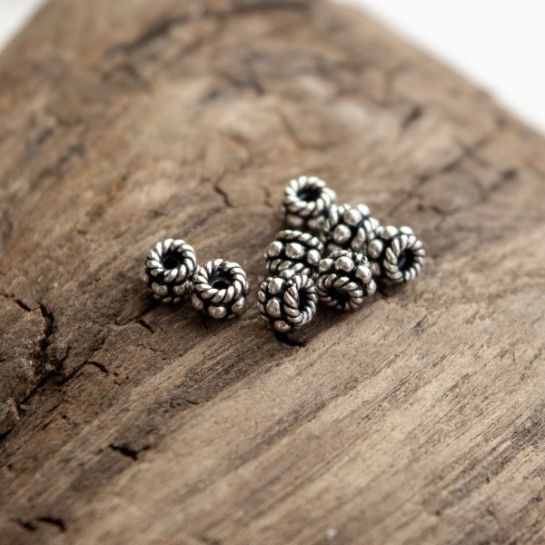 Antique Sterling Silver Beads - Etsy