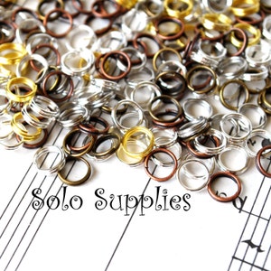 100 6mm Mixed Color Split Rings - Etsy