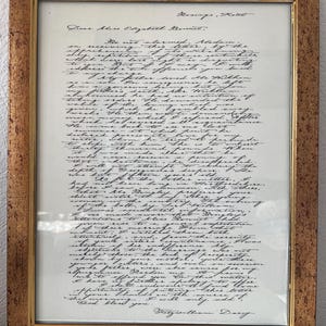 Mr. Darcy Letter to Elizabeth Bennet Print: Pride and Prejudice ...