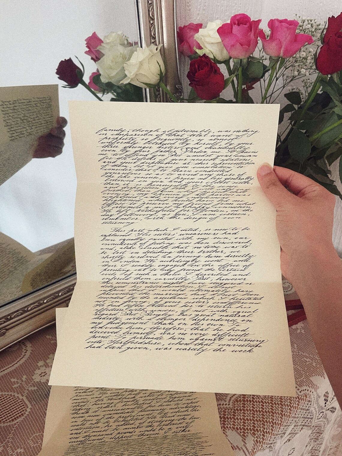 Handwritten Mr. Darcy Letter to Elizabeth Bennet Complete Pride and ...