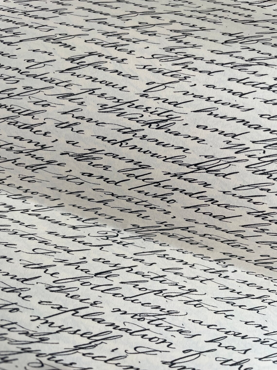 Handwritten Mr. Darcy Letter to Elizabeth Bennet Complete Pride and ...
