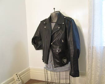 1970s leather jacket | Etsy