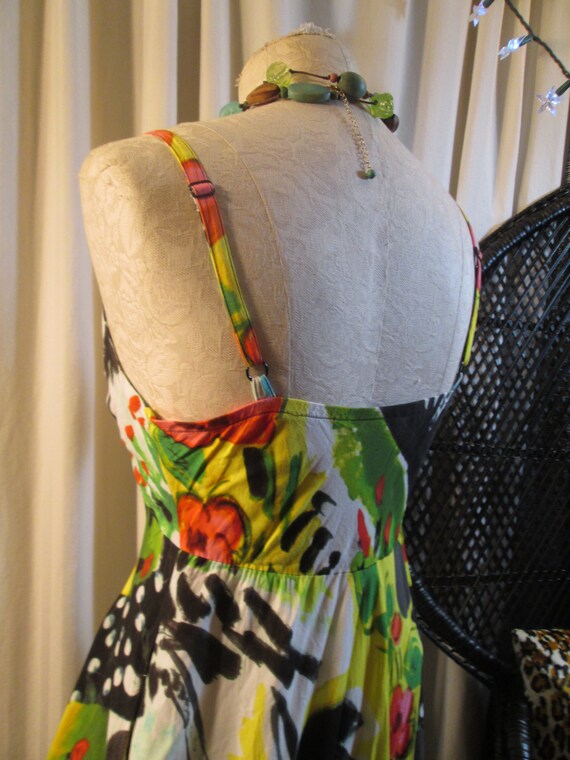 Jams World Flowers Dress Tropical Palm tree print hib… - Gem