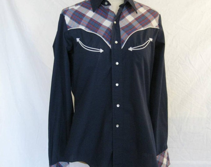 Smiley Pockets Vintage Western Shirt - Etsy