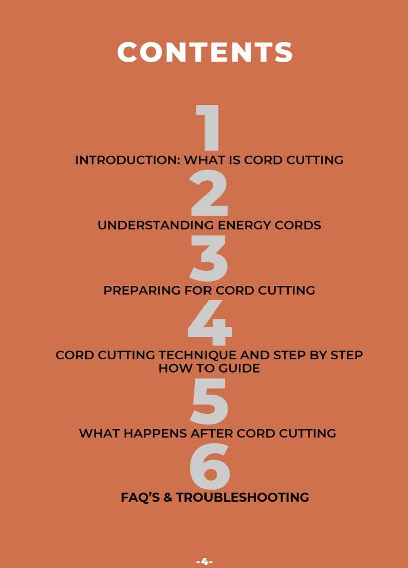 The Art of Cord Cutting-a Spiritual Guide to Letting Go and Moving ...