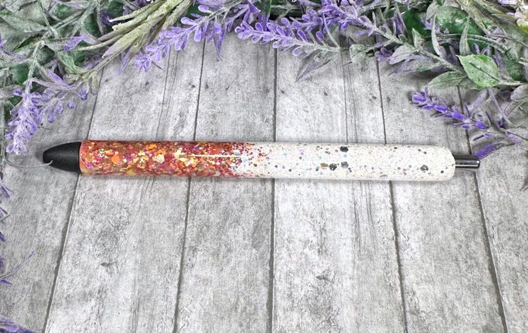 Handmade Burnt Orange Ombre Glitter Pen With Free Refill - Etsy