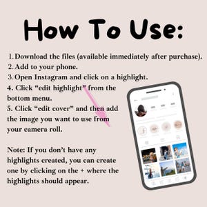 Self-care Instagram Highlight Covers: Wellness Theme (PNG, JPG) - Etsy