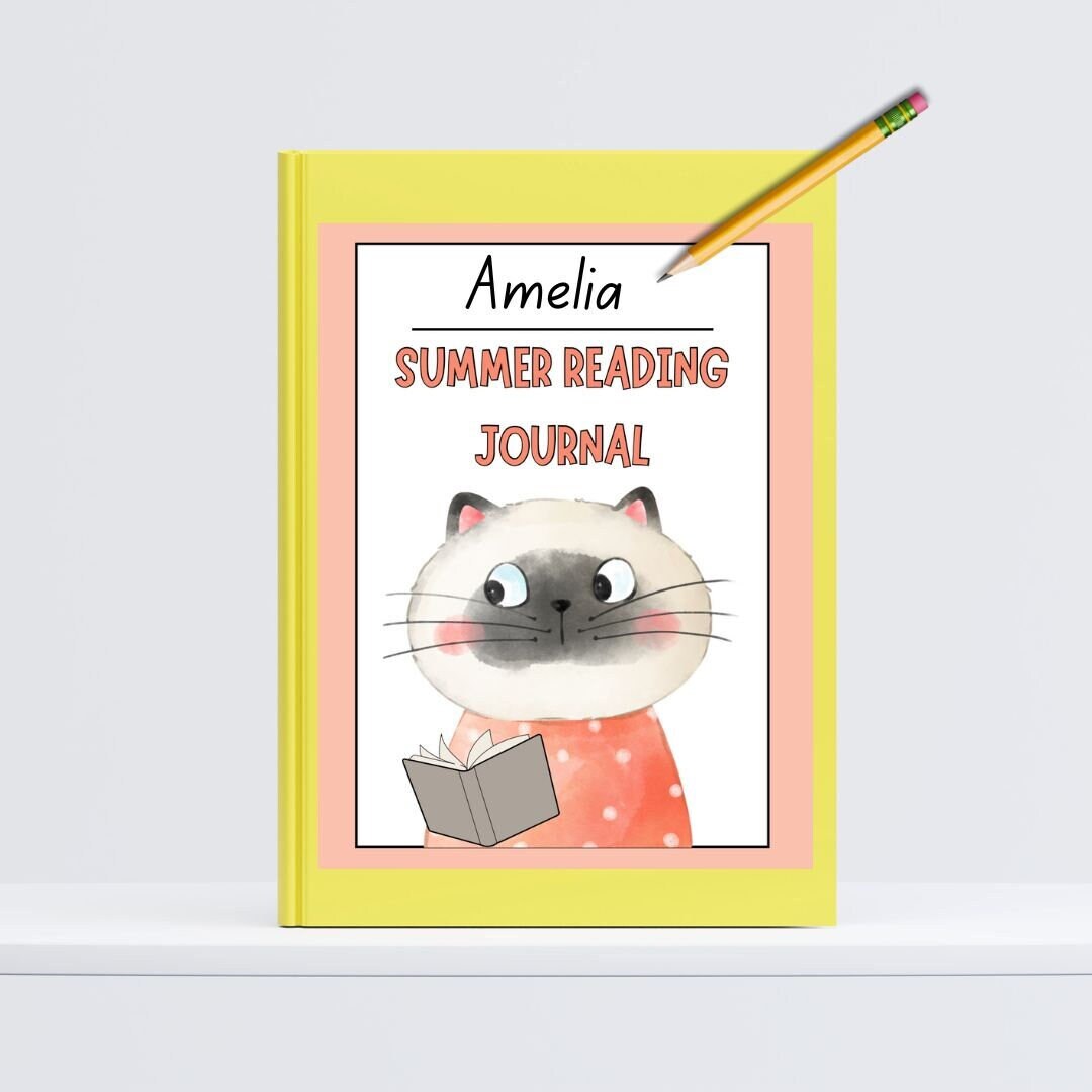 Kids Summer Reading Journal - 9 Page Instant Download Book Tracker ...