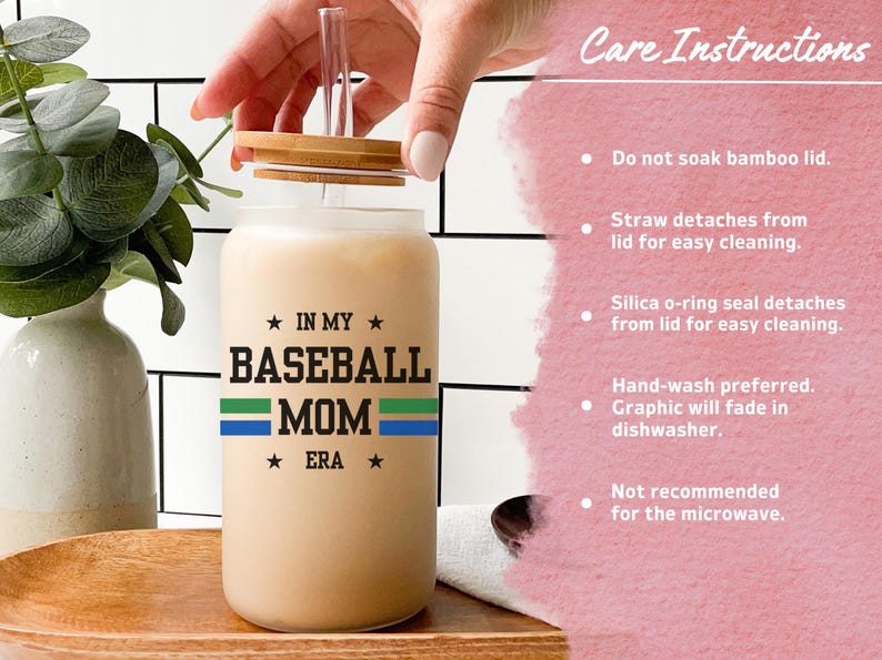 Personalized Baseball Mom Tumbler Custom in My Baseball Mom Era Tumbler ...