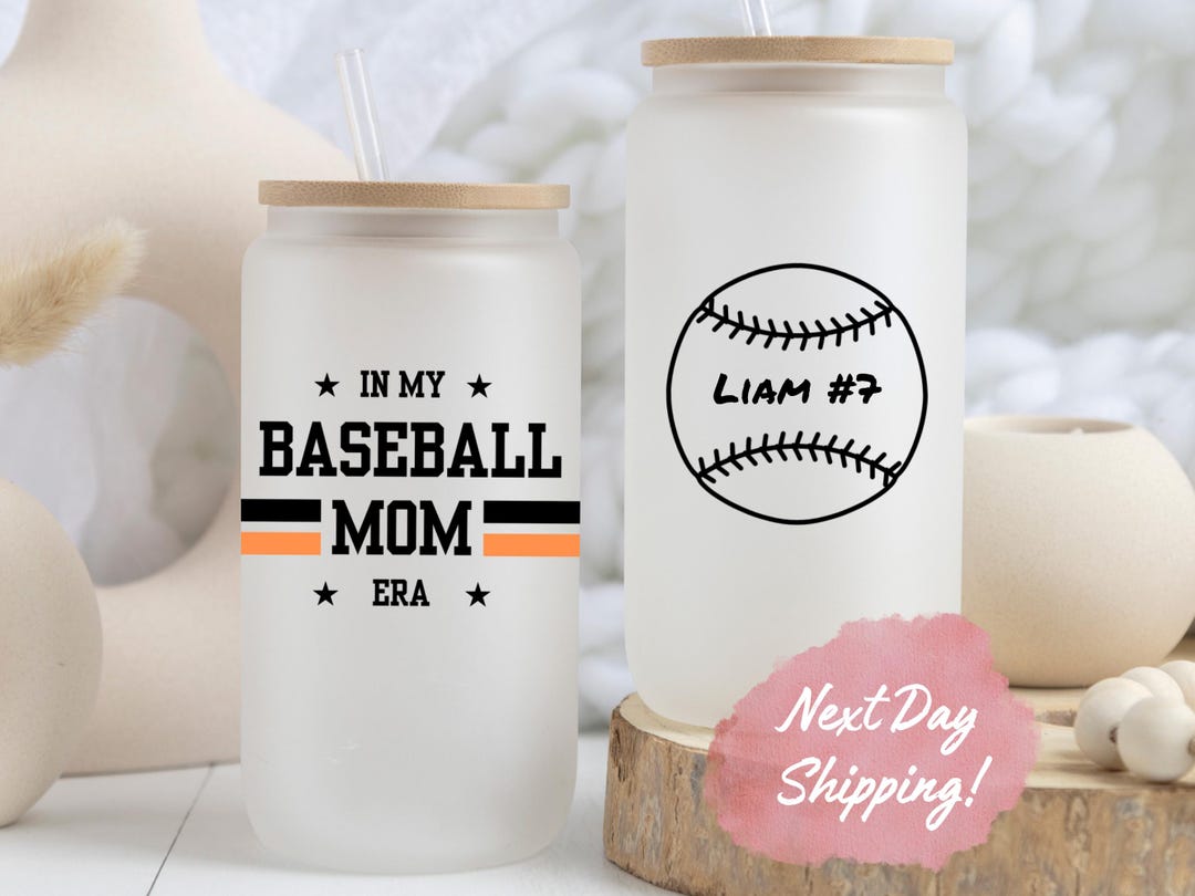 Personalized Baseball Mom Tumbler Custom in My Baseball Mom Era Tumbler ...