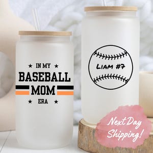 Personalized Baseball Mom Tumbler Custom in My Baseball Mom Era Tumbler Gifts for Baseball Mama ...