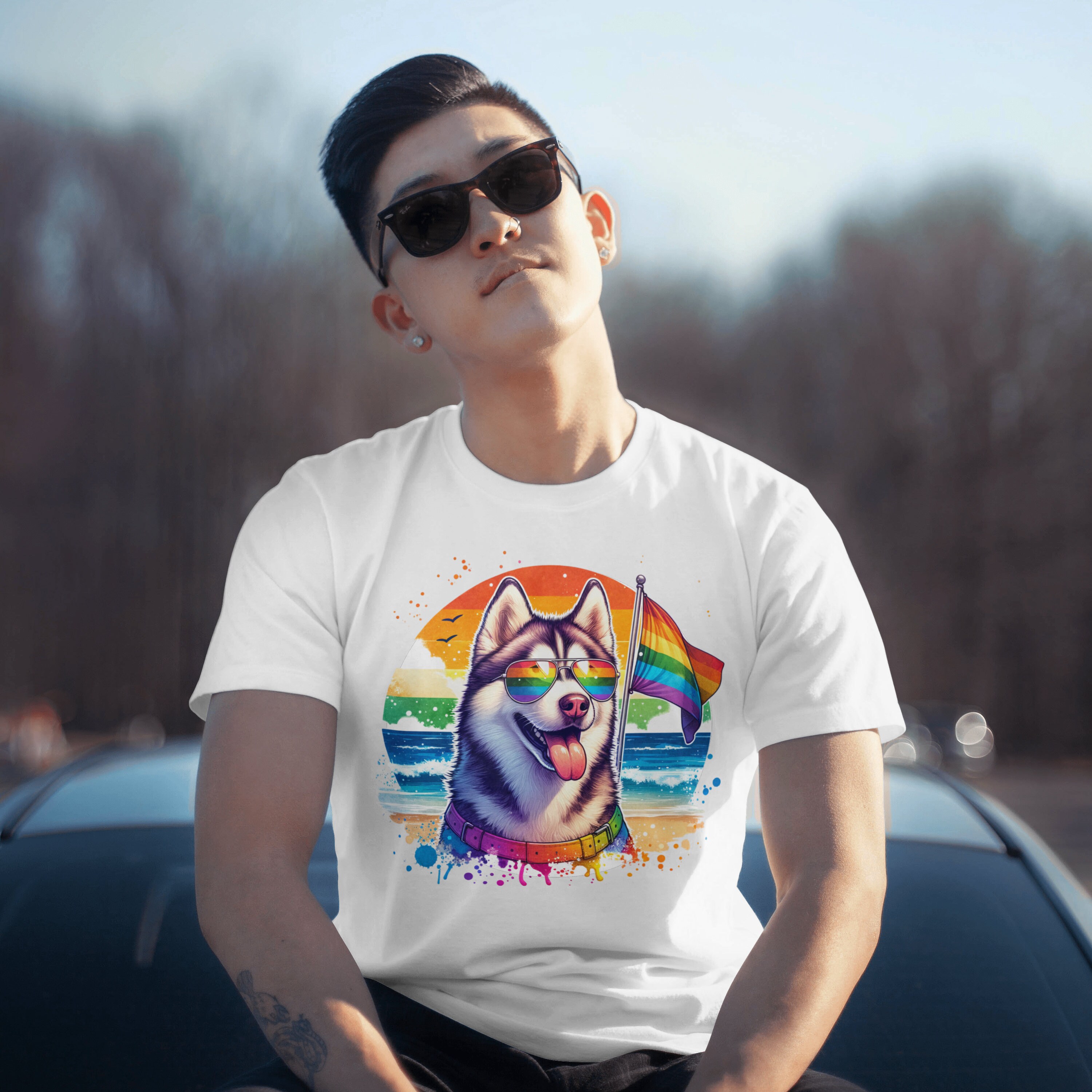 LGBTQ Pride Dogs Clipart PNG - Etsy