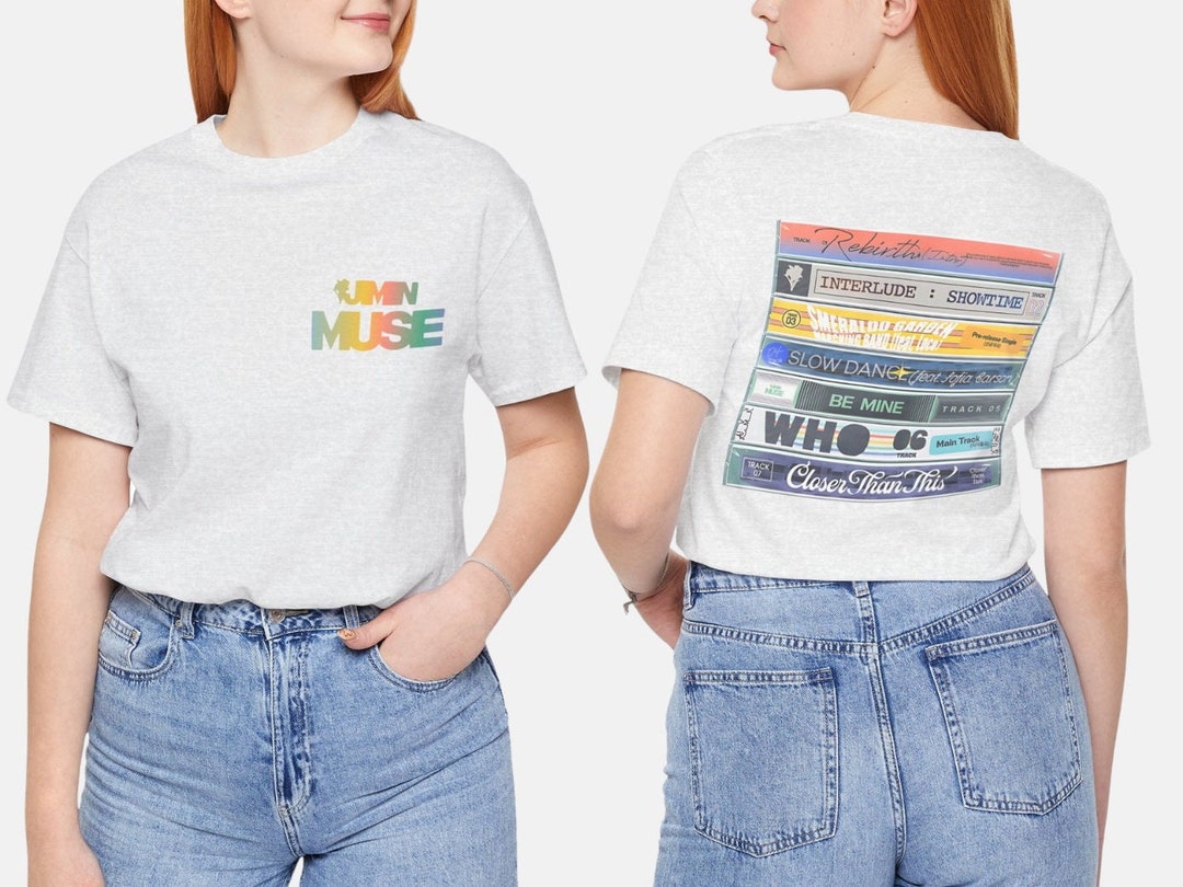 BTS Jimin Muse T-shirt Jimin Muse Unisex Jersey Shirt Fan Made Tee BTS ...